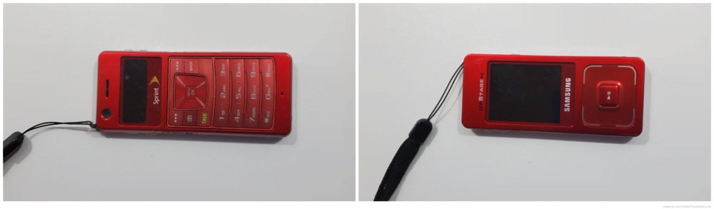 Cell Phones Museum » Samsung UpStage SPH-M620 Red - 200