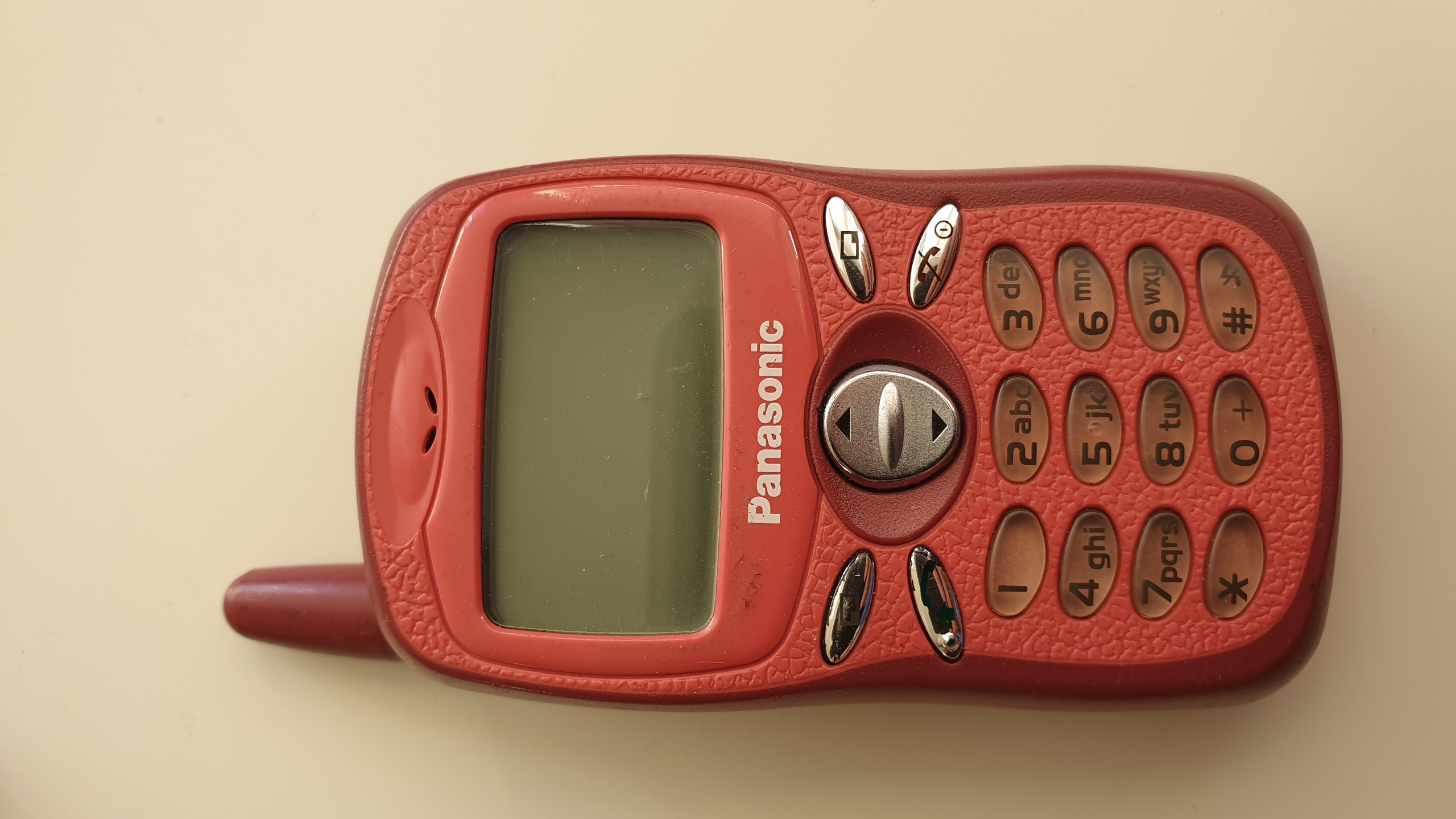 Cell Phones Museum » Panasonic A100 Red - 2004