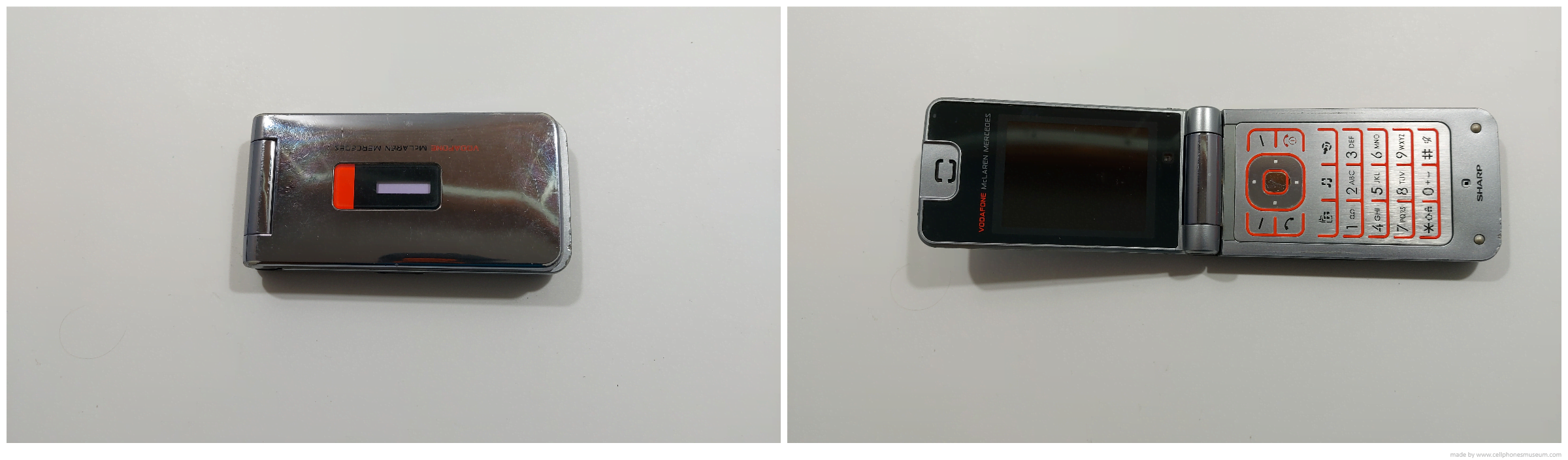 Cell Phones Museum » Sharp 770SH McLaren- 2006