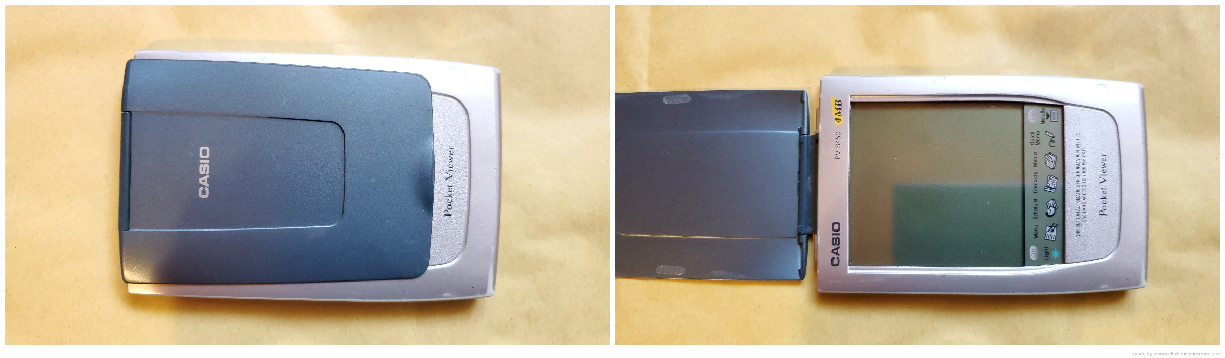 Cell Phones Museum » Casio Pocket Viewer PV-S450 - 2001