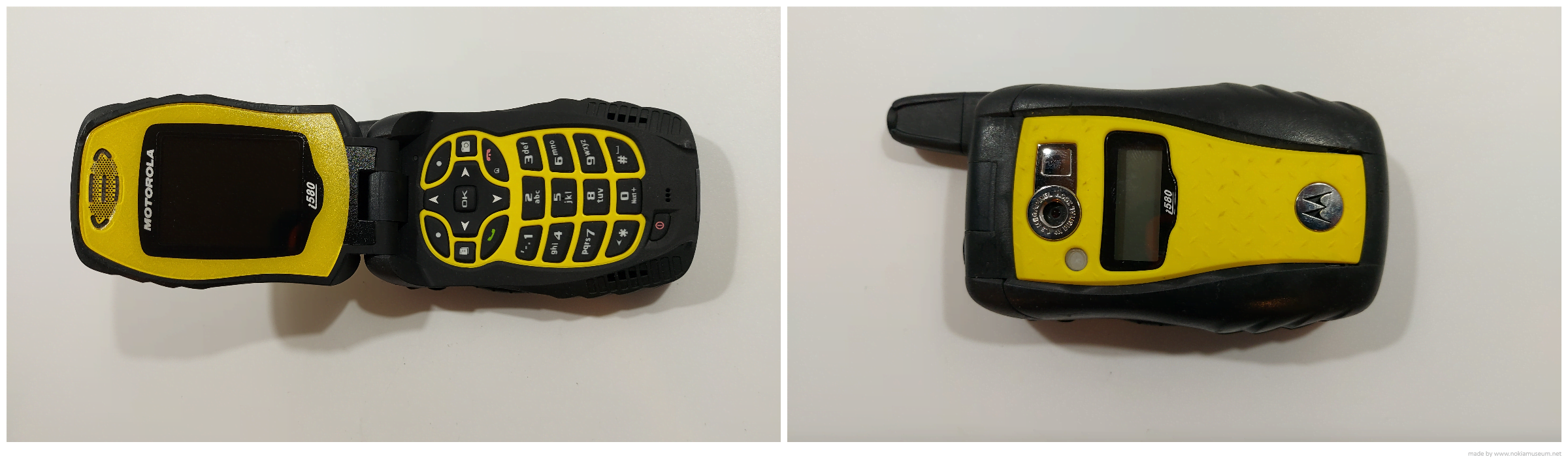 Cell Phones Museum » Motorola i580 Yellow - 2006