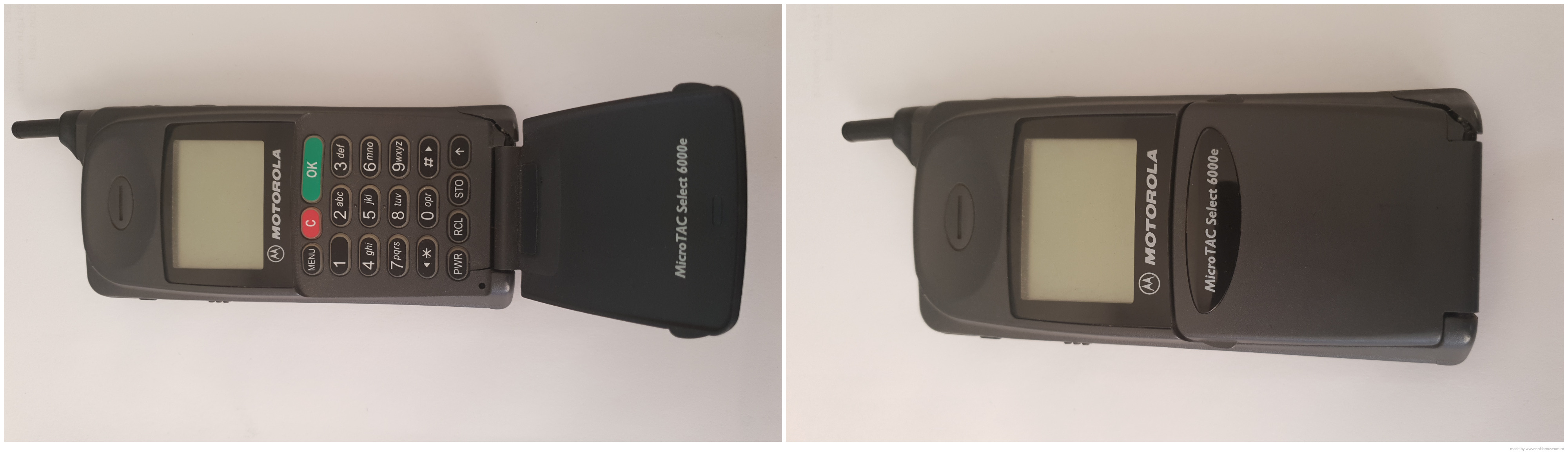 Cell Phones Museum » Motorola MicroTAC Select 6000e - 1997