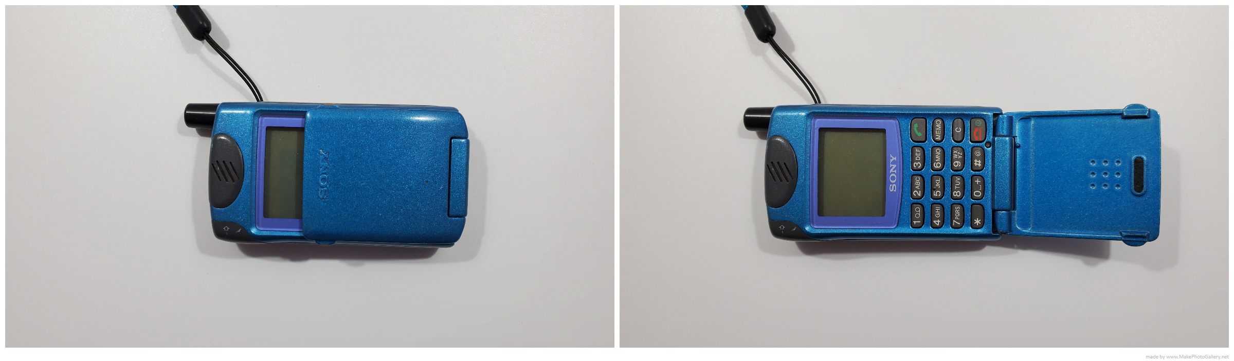 Cell Phones Museum » Sony CMD Z5 Blue - 2000