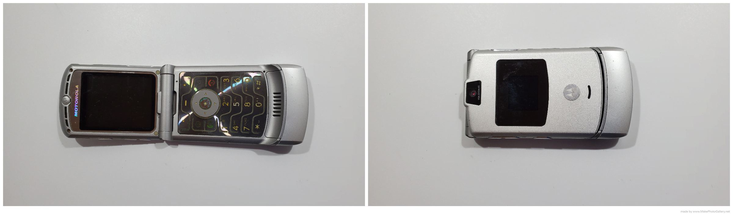 Cell Phones Museum » Motorola RAZR V3 Silver - 2004